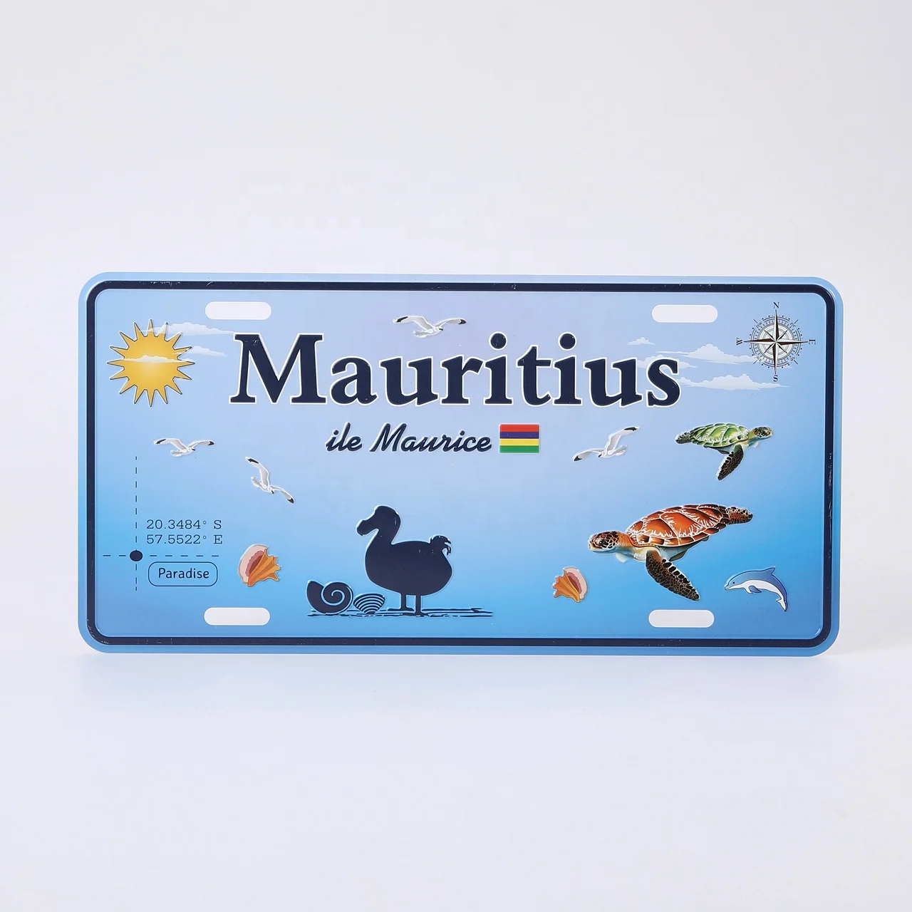 Alibaba.com: Custom Mauritius car decoration license plate, aluminum ...