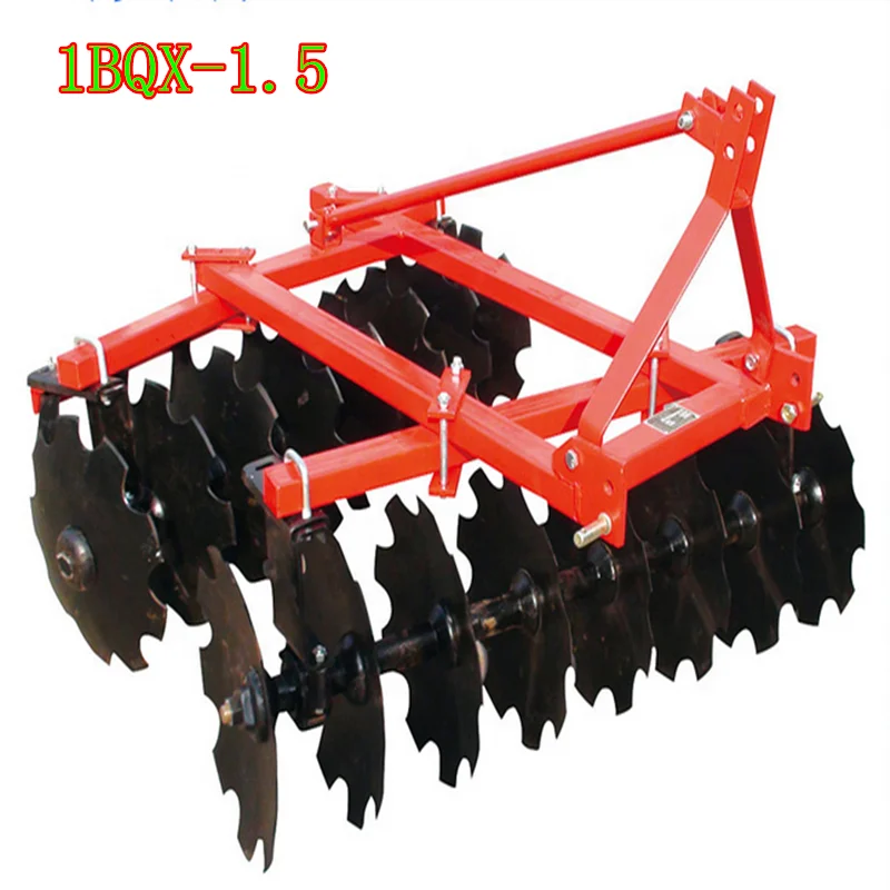 With Notched Harrow Disc 1BQX-1.5 Compact Tractor Disc Harrow
