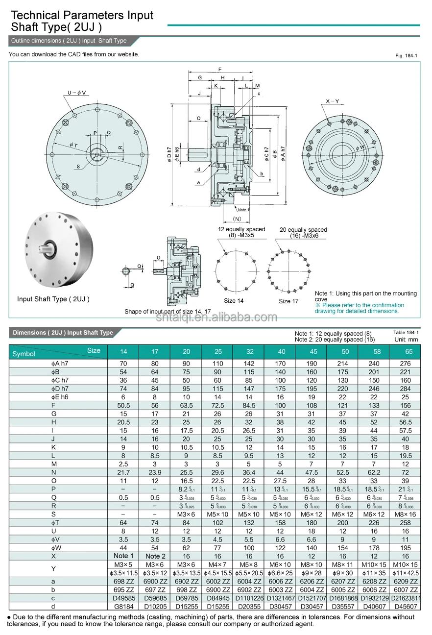 Shg/shf-25 높은 위치 및 회전 정확도 고조파 드라이브 중공 샤프트 제로 반동 동축 입력 및 출력 기어 박스 - Buy 고조파 기어 박스 높은 정확하게 위치 고성능 ...