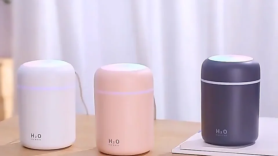 Portable Led Light Ultrasonic Mini Smart Air Humidifiers Room Car ...