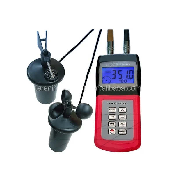 AM-4836C Digital Anemometer Wind Speed Tester Airflow Meter Vel0city ...
