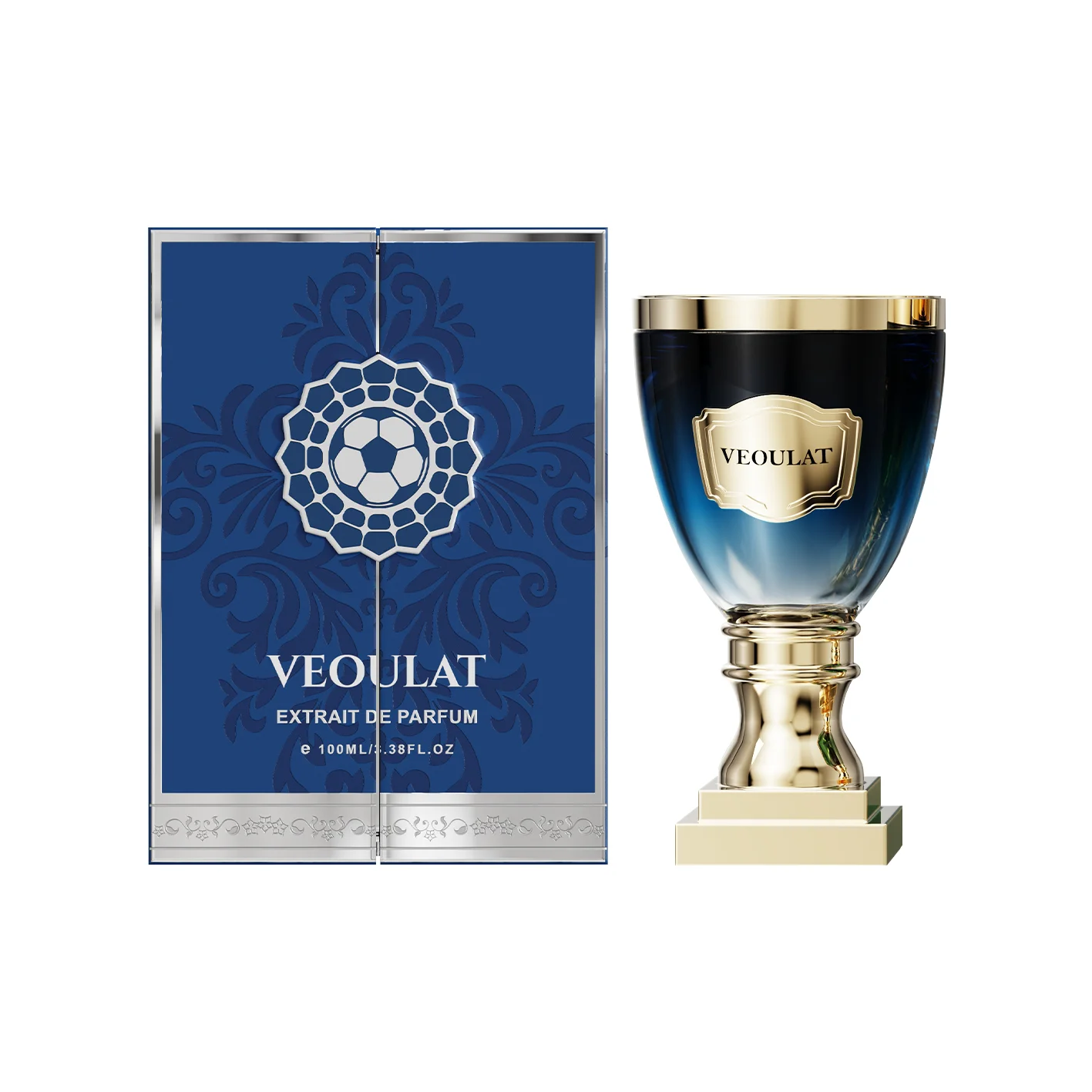 VEOULAT Trophy Design Perfume 100ml Fruity Floral Fragrance Leather ...