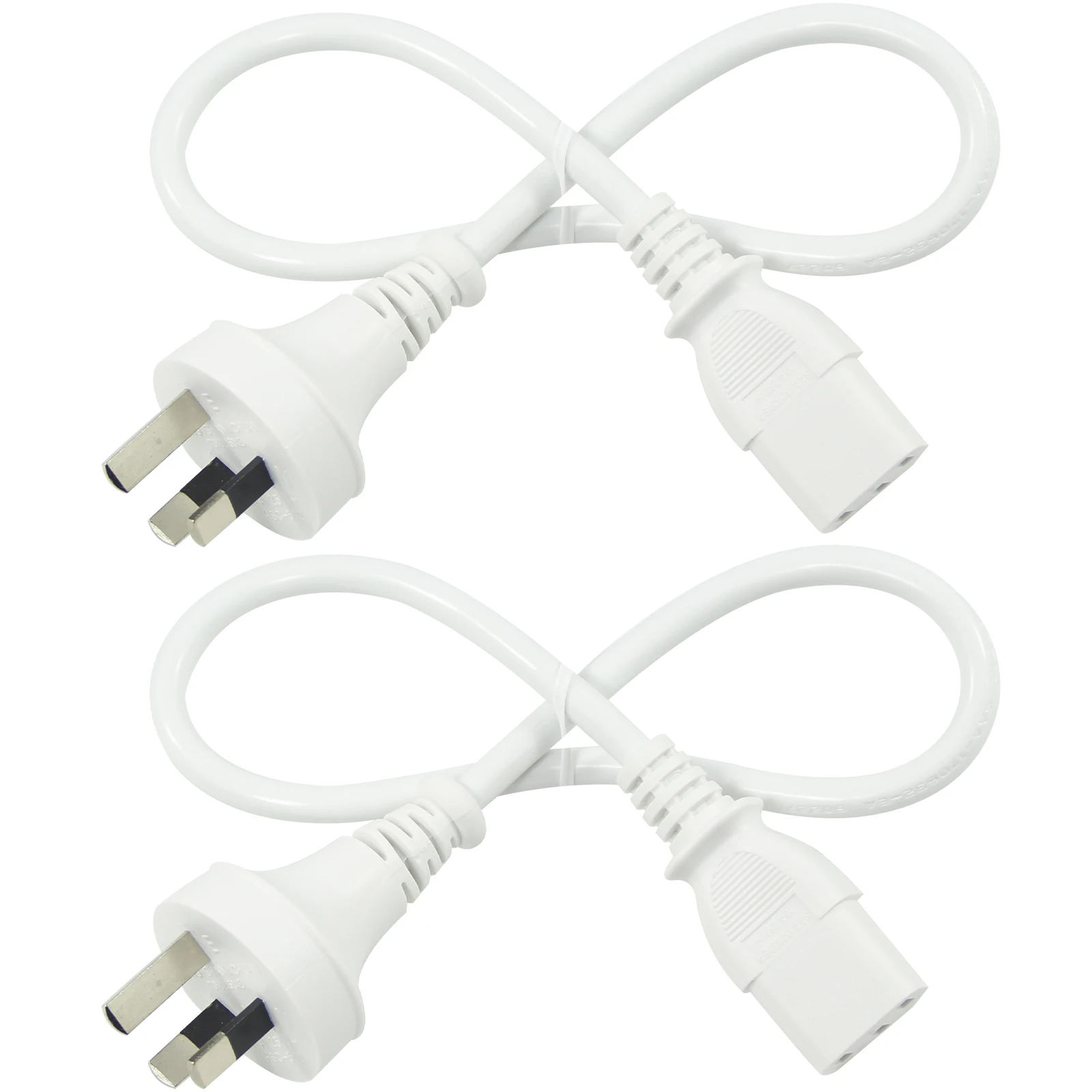 Iec Power Kettle Cord Pc 100v Monitor Rice Cooker C13 Cable 0.5m White ...