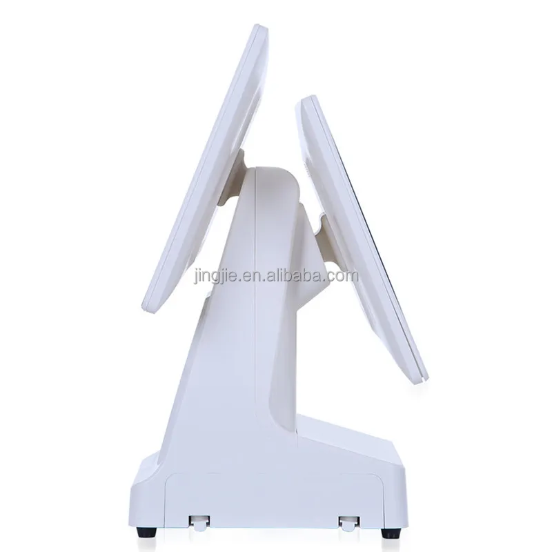 Chinese Point Of Sale System Dual Screen Touch Panel Checkout Counters ...