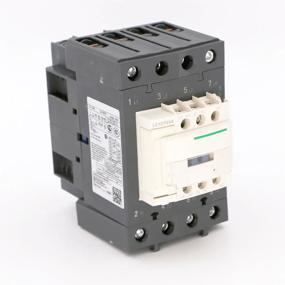 LC1DT60AK7 AC electric magnetic Contactor 4P 4NO LC1-DT60AK7 60A 100V ...