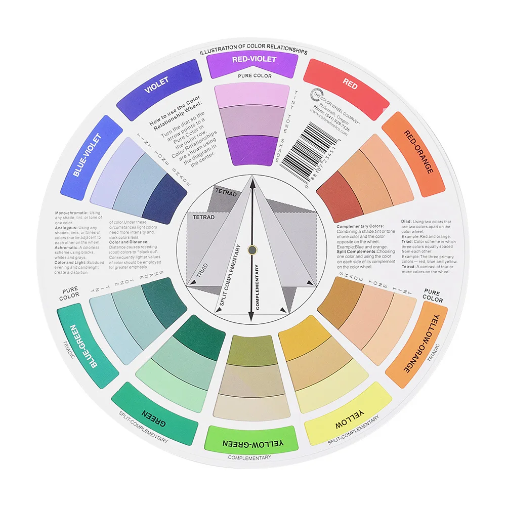 Color Matching Color Wheel - Basic Spectrum Palette