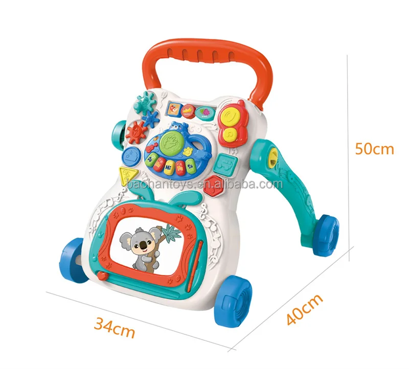 Baby Walker Sit-to-stand Learning Walker Kids Babys Toddler Toy Products Baby Walker ...
