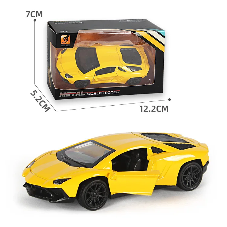 Wholesale Kids Custom 1:43 Toys Alloy Car Pull Back Diecast