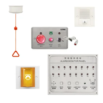 Mitec Hospital Nurse Call System With Pull Cord Emergency Button And 2 ...