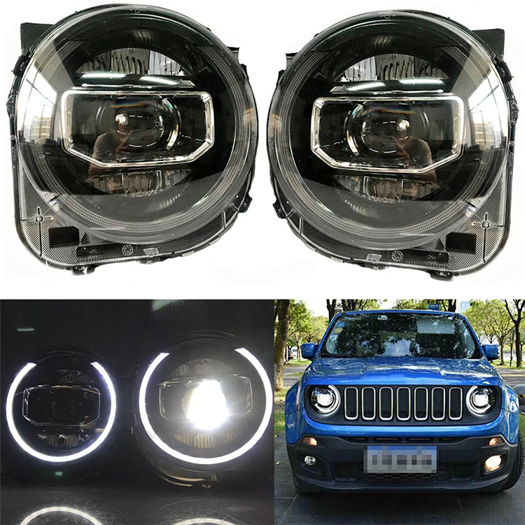 Car Head Lamps Light 68256567aa Headlight For Jeep Renegade 2015 2016 ...