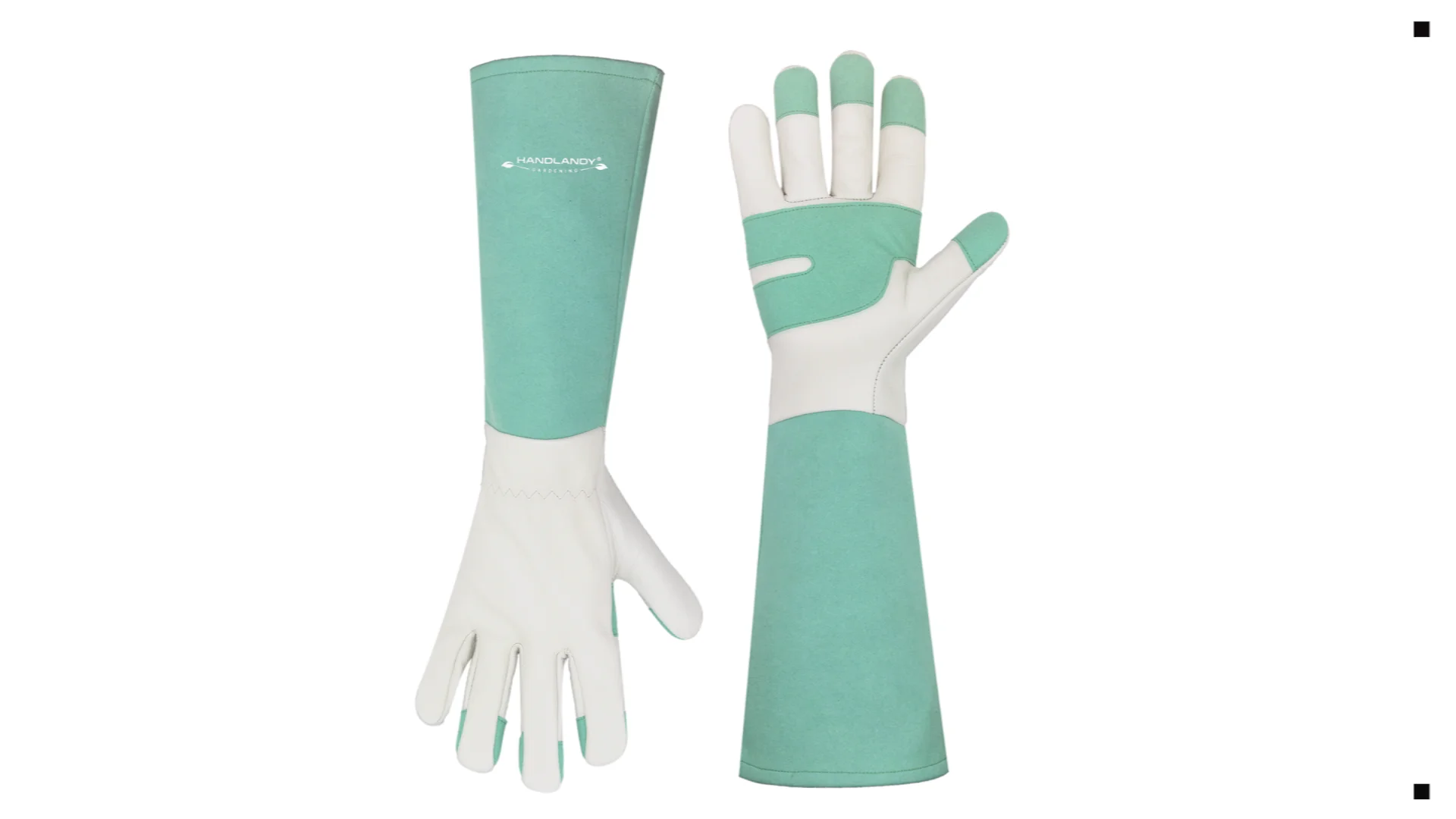 Prisafety Pruning Safety Gauntle Garden Gloves Full Grain Cowhide Leather Palm Long Sleeve ...