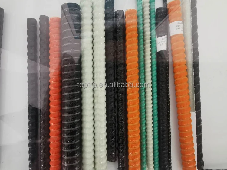 Construction Material BFRP CFRP Fiberglass FRP Rebar Composite Basalt ...