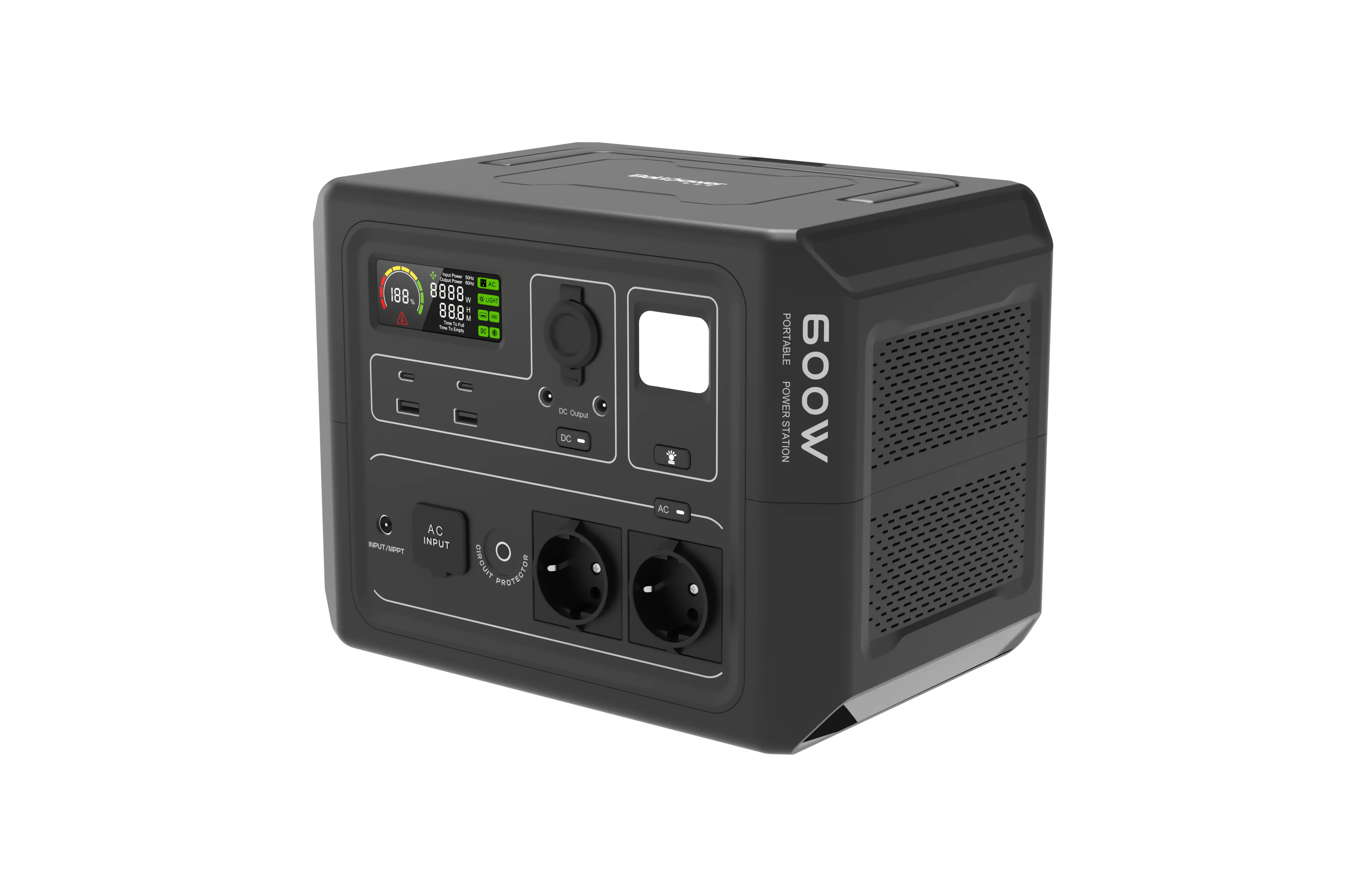 404wh 600W Lifepo4 UPS MPPT Alternative Energy Generators