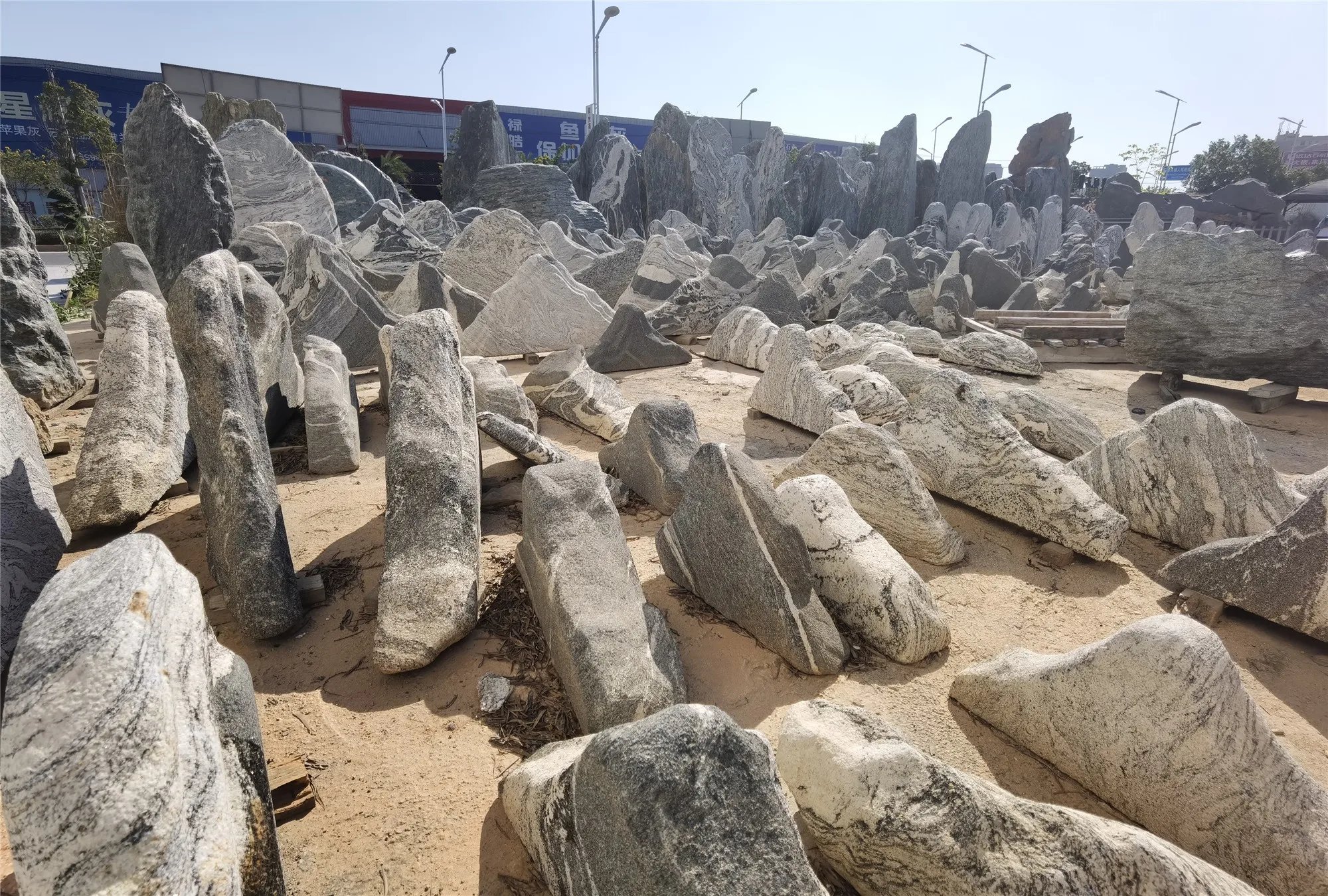 Beige Travertine Flower Pot Planters - Customized for Garden Decor