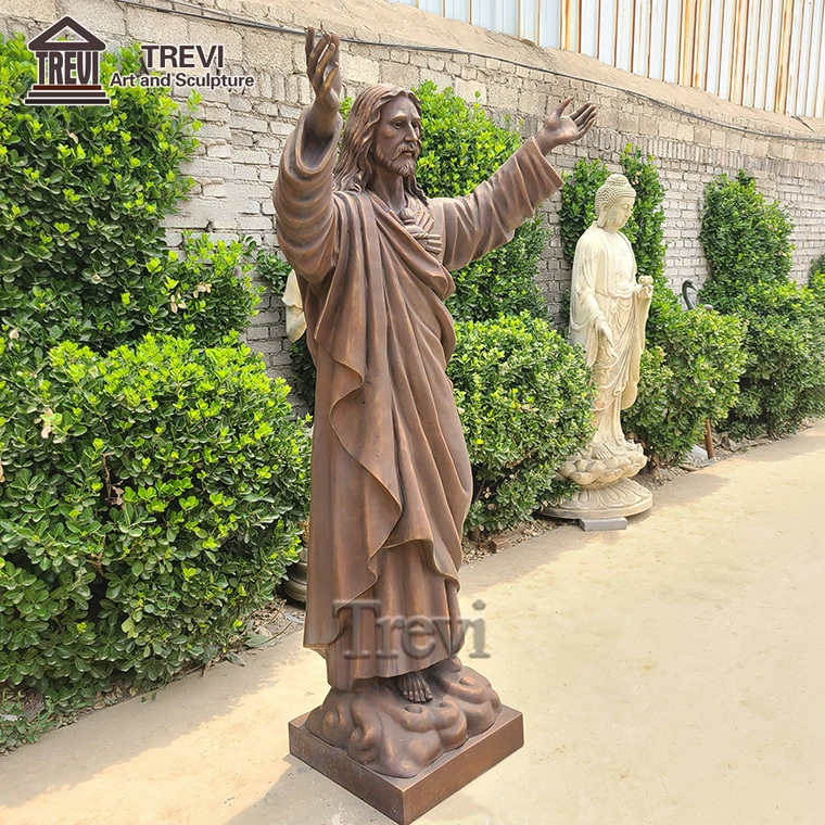 Alibaba.com: Large Outdoor Antique Bronze Jesus the Redeemer Sculpture ...