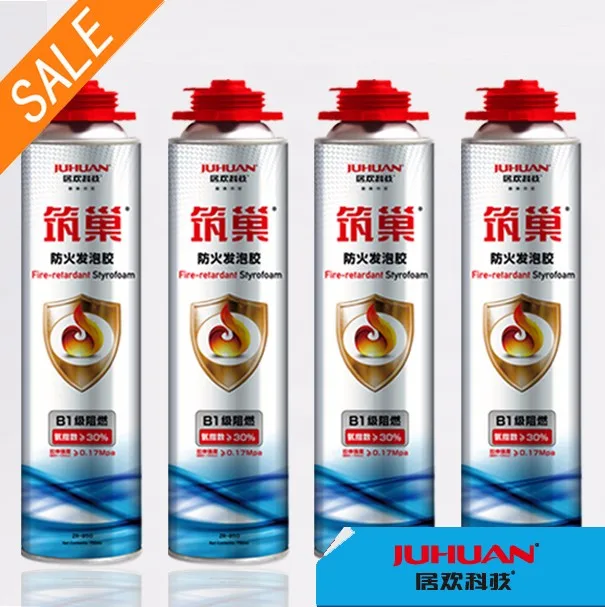 B1 PU Foam Fire Resistant Retardant Spray Polyurethane Foam Non-flammable Expanding Foam for ...