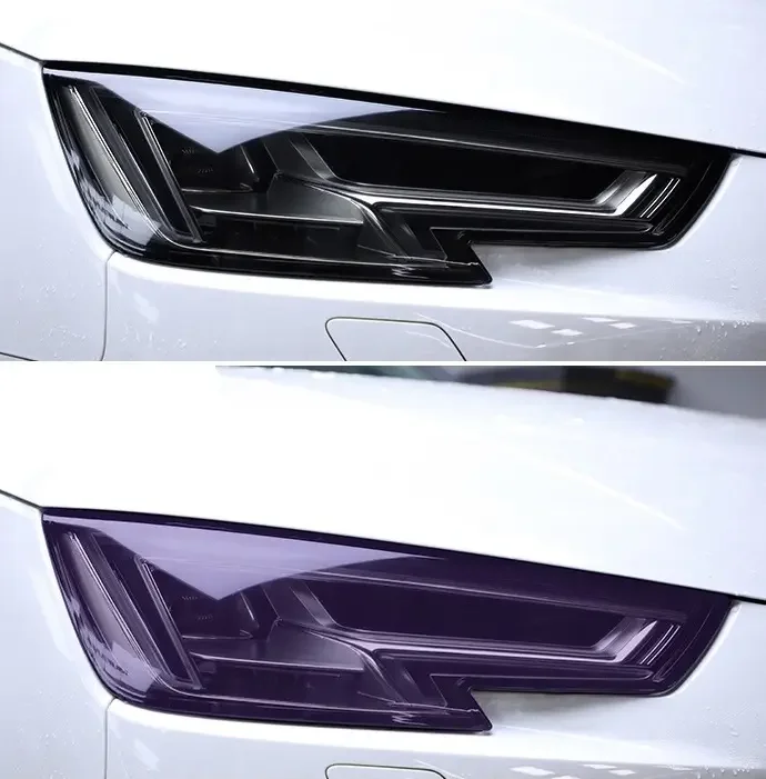 TPU PPF Photochromic Light Control Film for Car Headlights