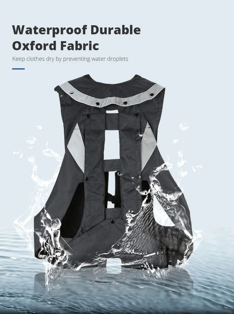 Unisex Motorcycle Airbag Vest Reflective Racing System Motocross ...