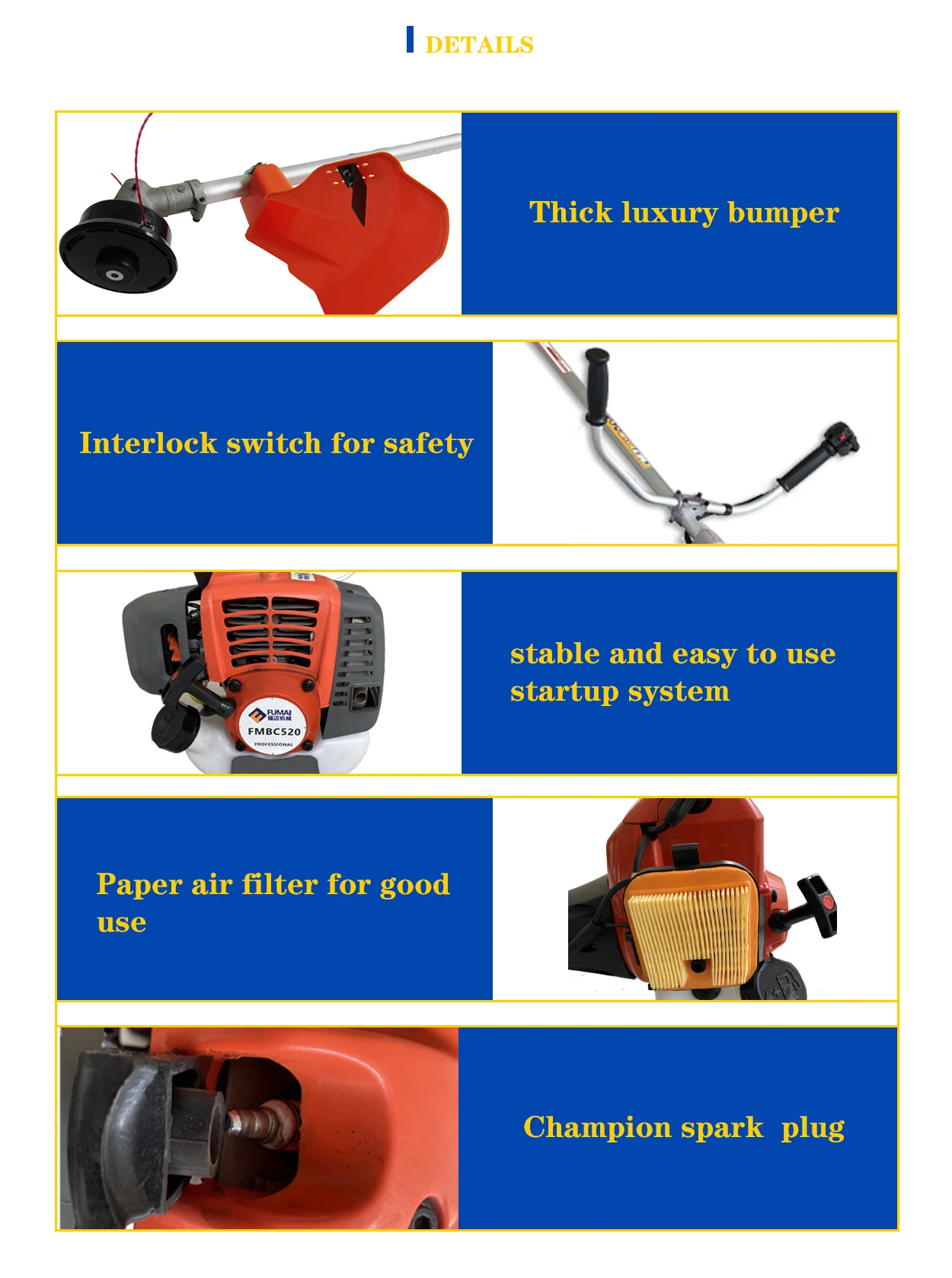 Cg411 Shoulder Robin Brush Cutter 40.2cc Grass Cutter For Garden - Buy ...