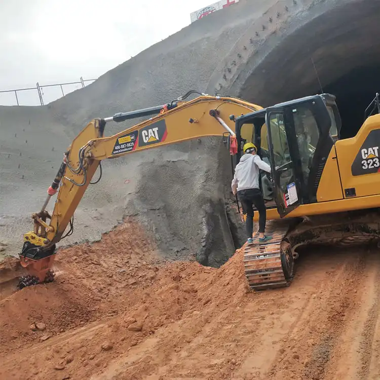 Rock Drum Cutting Machine Rotary Drum Cutters for Excavator - Buy ...