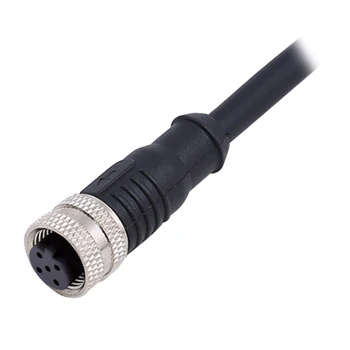 M12 B Coding Connector 5 Pin Cable Ip68 Waterproof Cable - Buy M12 B ...