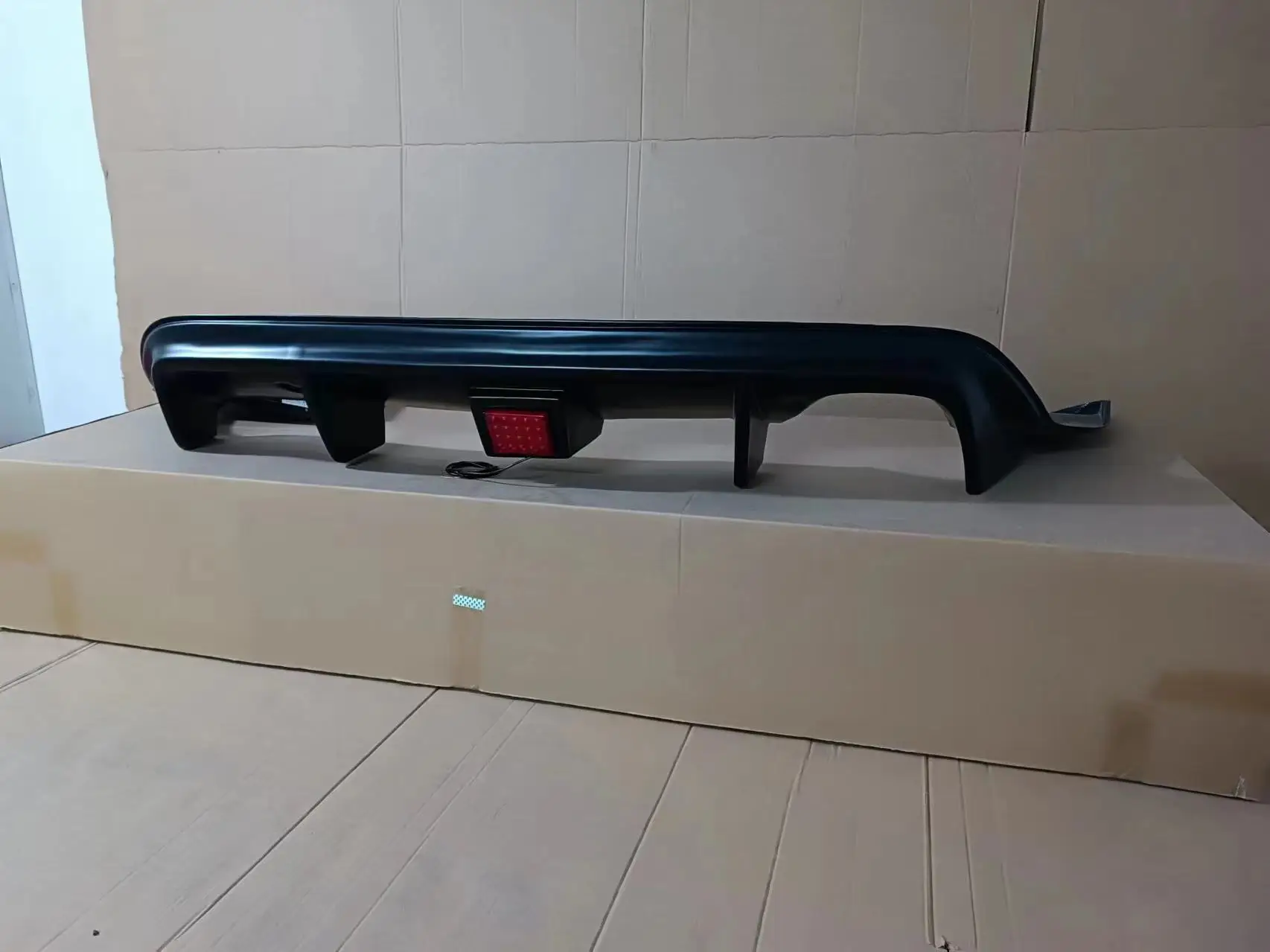 Auto Body S-style Systems Wide Body Kit Pp Car Rear Diffuser Lip Bumper ...