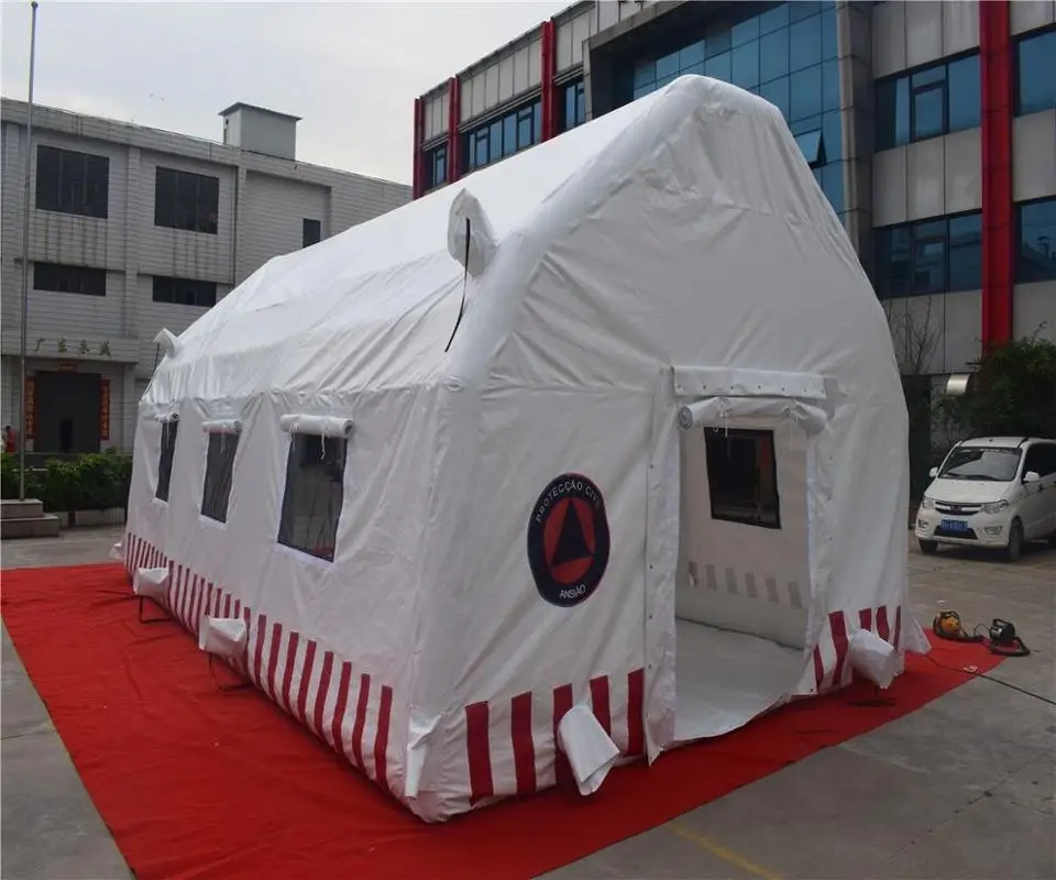 Outdoor Big Camping Inflatable First Aid Tent For Shelter,0.6mm Pvc ...