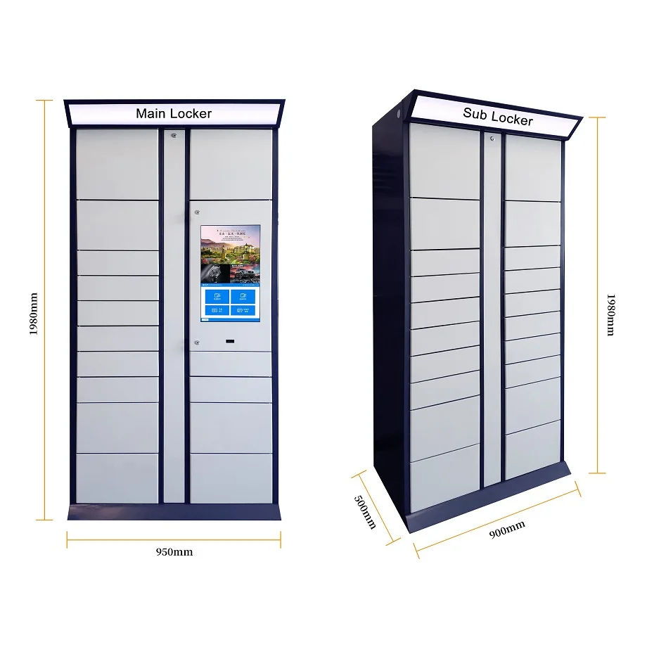 Electronic Storage Locker Parcel Locker With Qr Code Digital Barcode ...