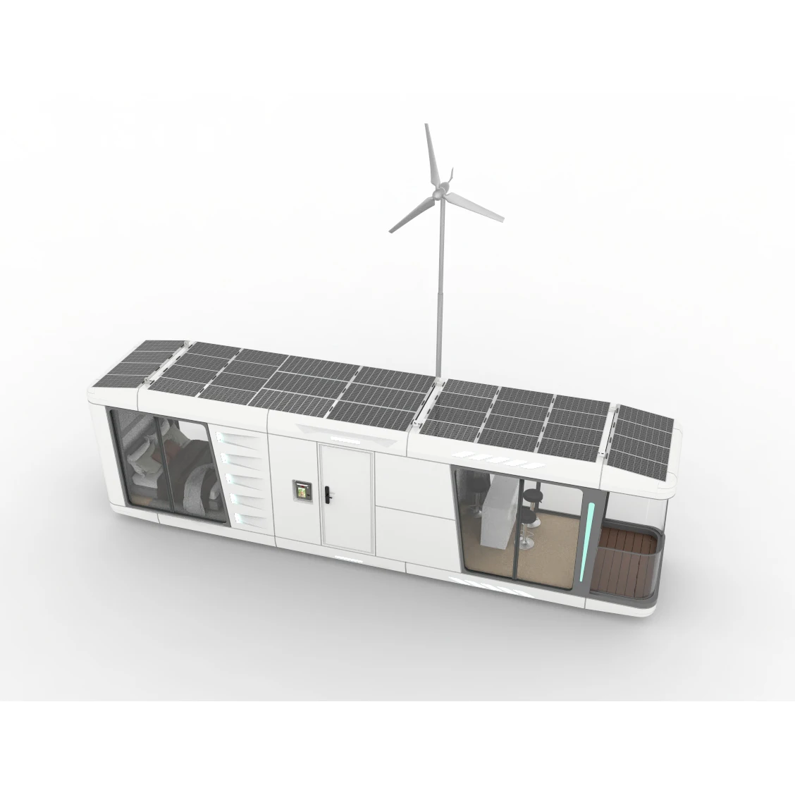 Removable Tiny Houses Ready To Ship Prefab Capsule Meters Smart House ...