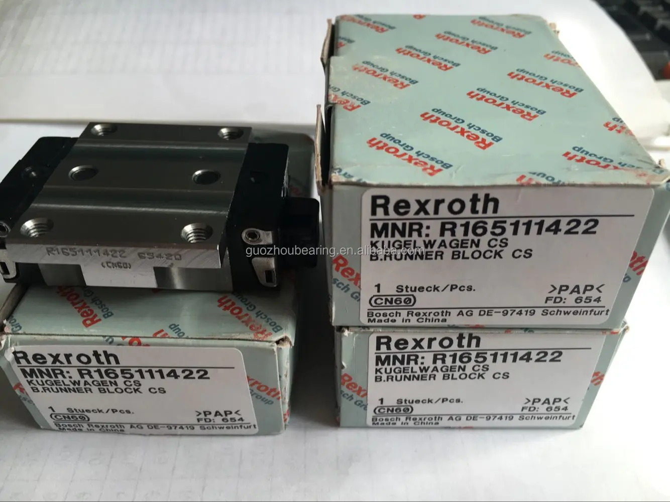 Rexroth Linear Guide Block Runner Block R165182220 R165183220 R ...