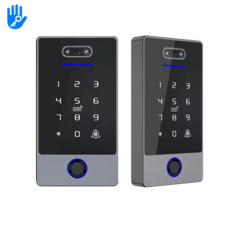Waterproof Ttlock App Ble Fingerprint Password Card Door Access Controller Face Recognition ...