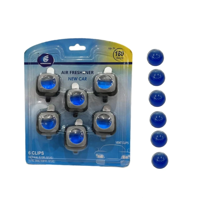 6 Packs NEW CAR Flavor Refill Custom Long Lasting Up to 180 Days ...