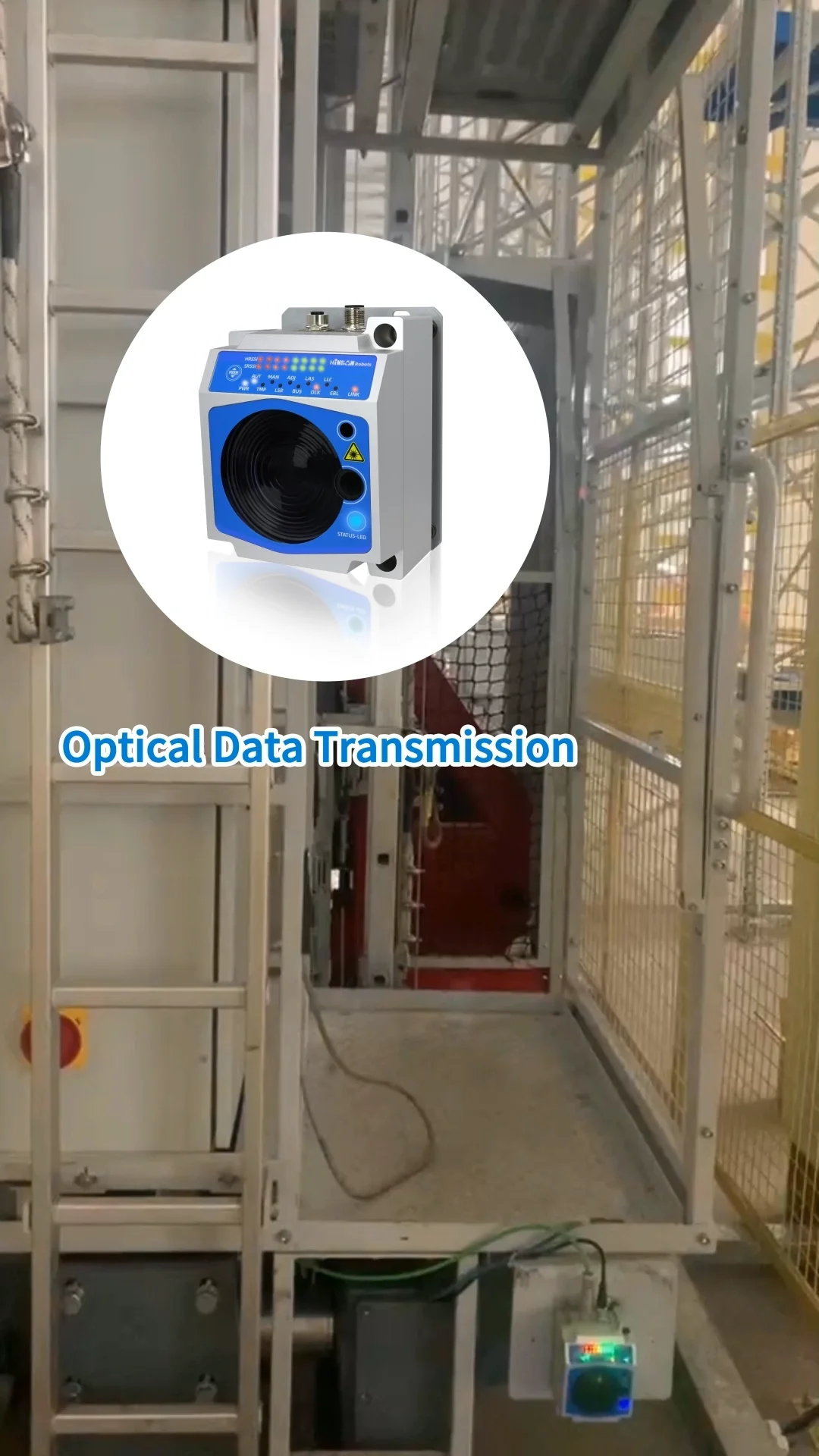 High Performance 300m Laser Sensor High Speed Real Time Photoelectric Optical Data Transmission ...