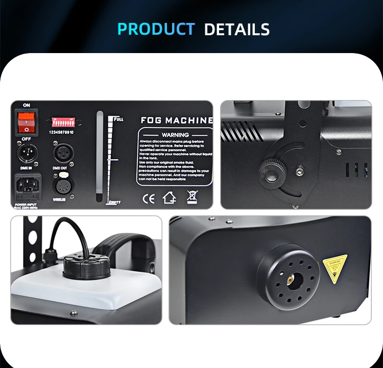 Siterui SFX 1500W Artificial Wonderland Smoke Machine for Festivals ...