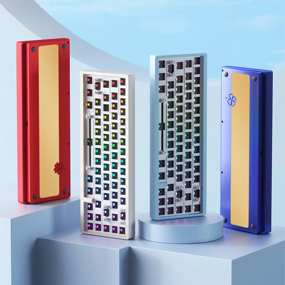 Weikav Lucky65 Mechanical Keyboard Kit 3mode Aluminum Alloy Wireless ...