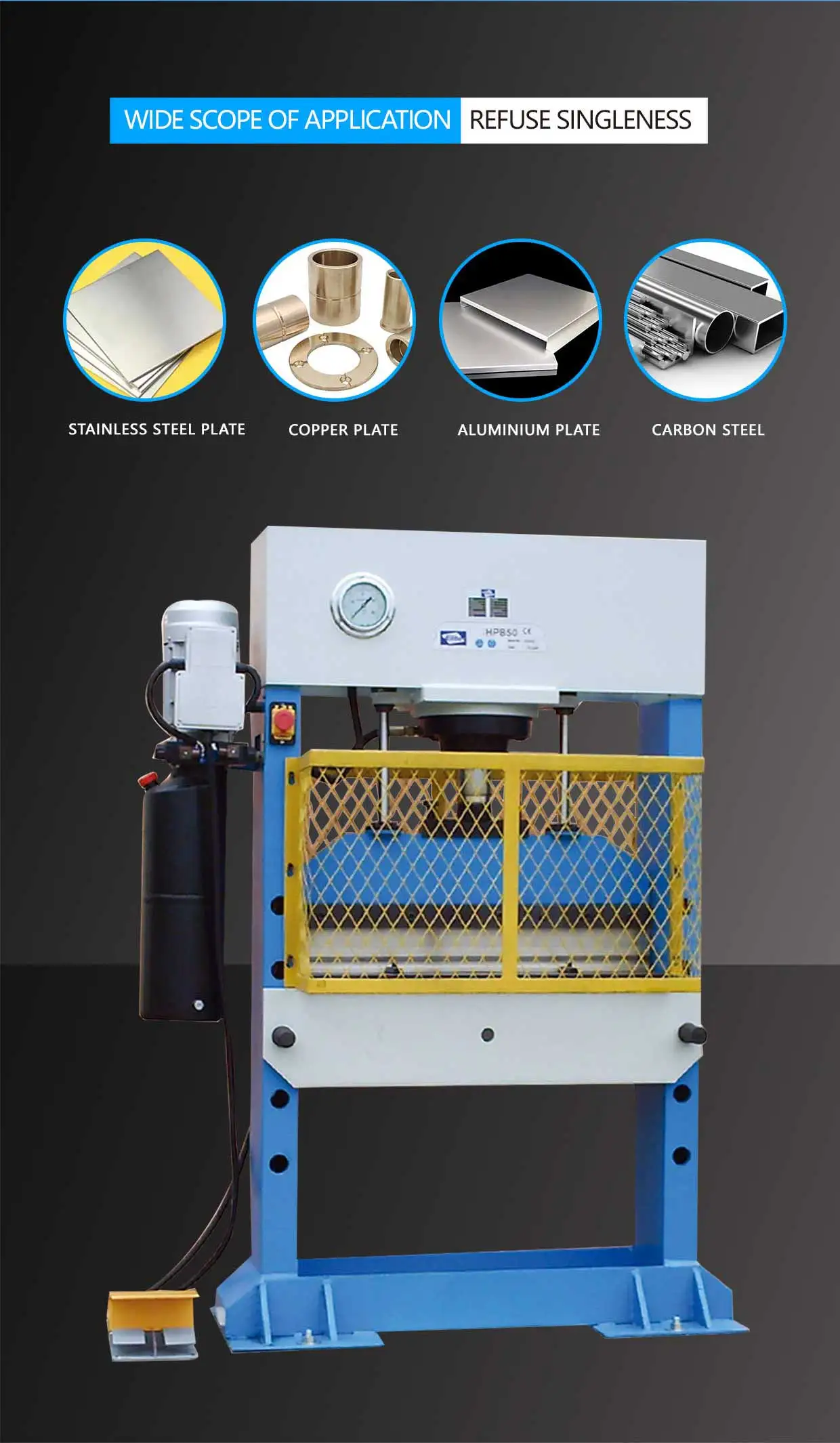 Large Table Electric Hydraulic Press Suitable For Large Parts Pressing ...