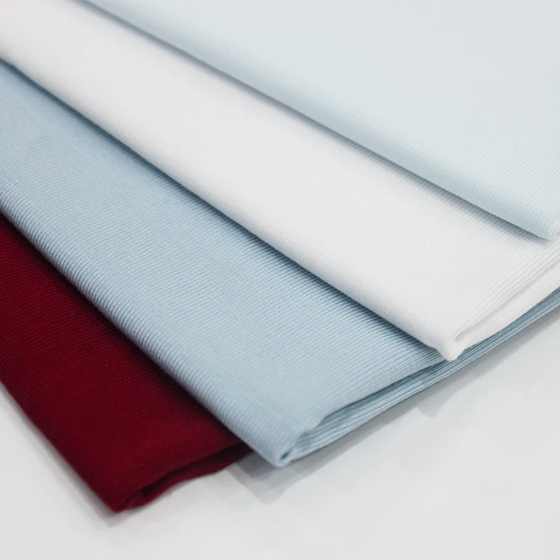 Easy Cut Seamless Knitted Dubai Rayon Viscose Rib Fiber Fabric for ...
