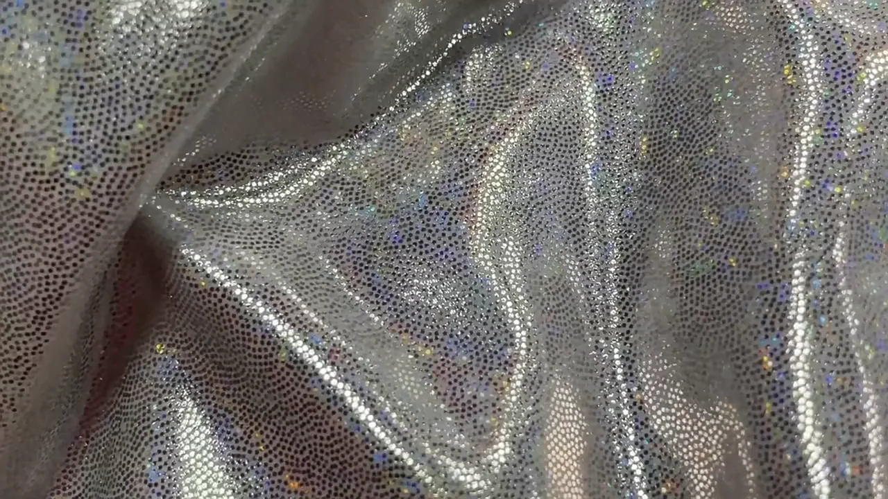 Wingtex Custom Sparkly Fabric 84% Nylon 16% Spandex Shiny Foil Fabric ...