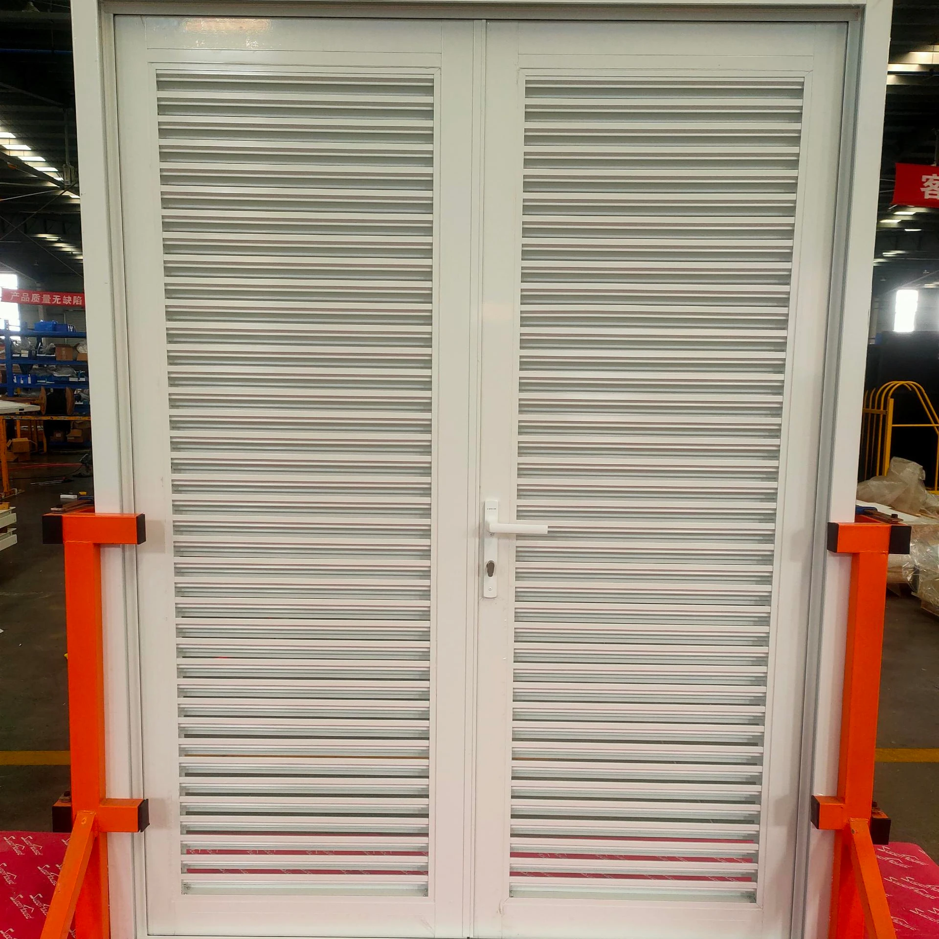 Superhouse Louver Hinged Door Exterior Aluminum Louver Shutter Door for ...