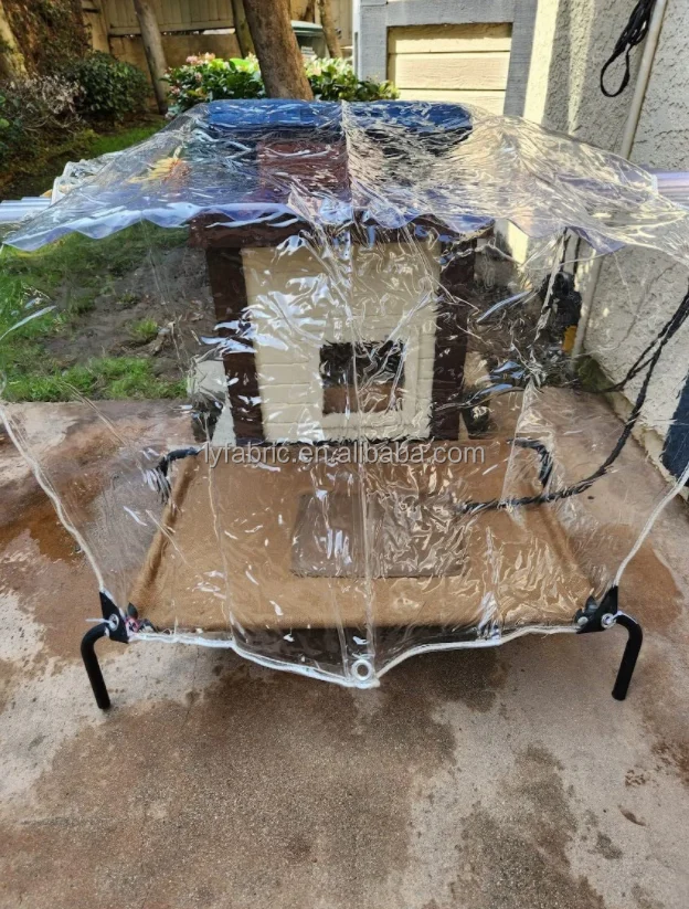 Glass Clear Tarp 3' X 3' 20 Mil Clear Vinyl Pvc Tarp Waterproof ...