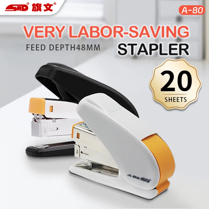 Std Standard Office Stapler Lightweight And Labor-saving Can Handle 20 A4 Paper Sheets 60% ...