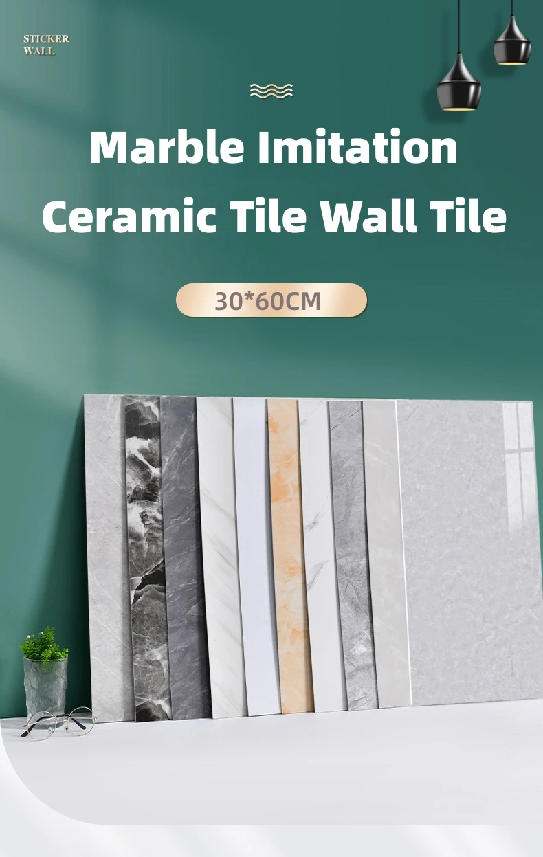 Modern 3D XPE Foam Marble Tiles 60*30cm Self-Adhesive Wallpaper Thick 2 ...