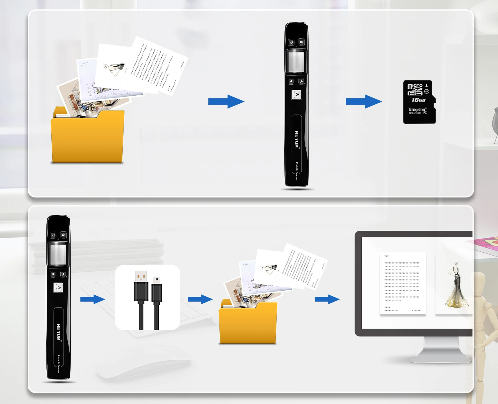 A4 Document Scanner Book Scanner Text Scanner Pen with Camera| Alibaba.com