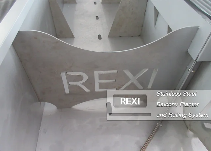 Stainless Steel Balcony Planter And Railing System - Buy Balcony ...