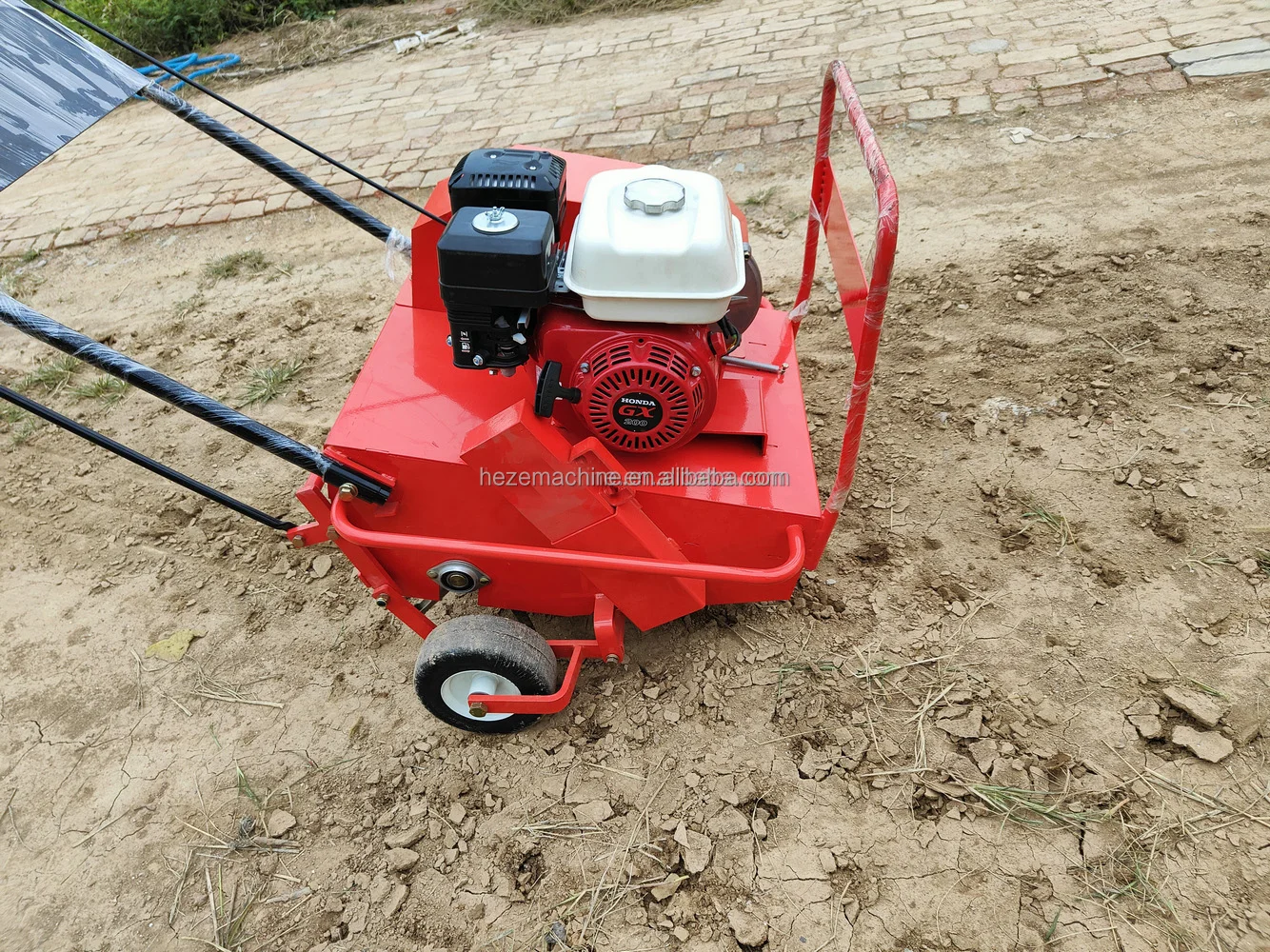 Lawn Maintenance Fertilizing Punching Machine Lawn Drilling Tool Hole ...
