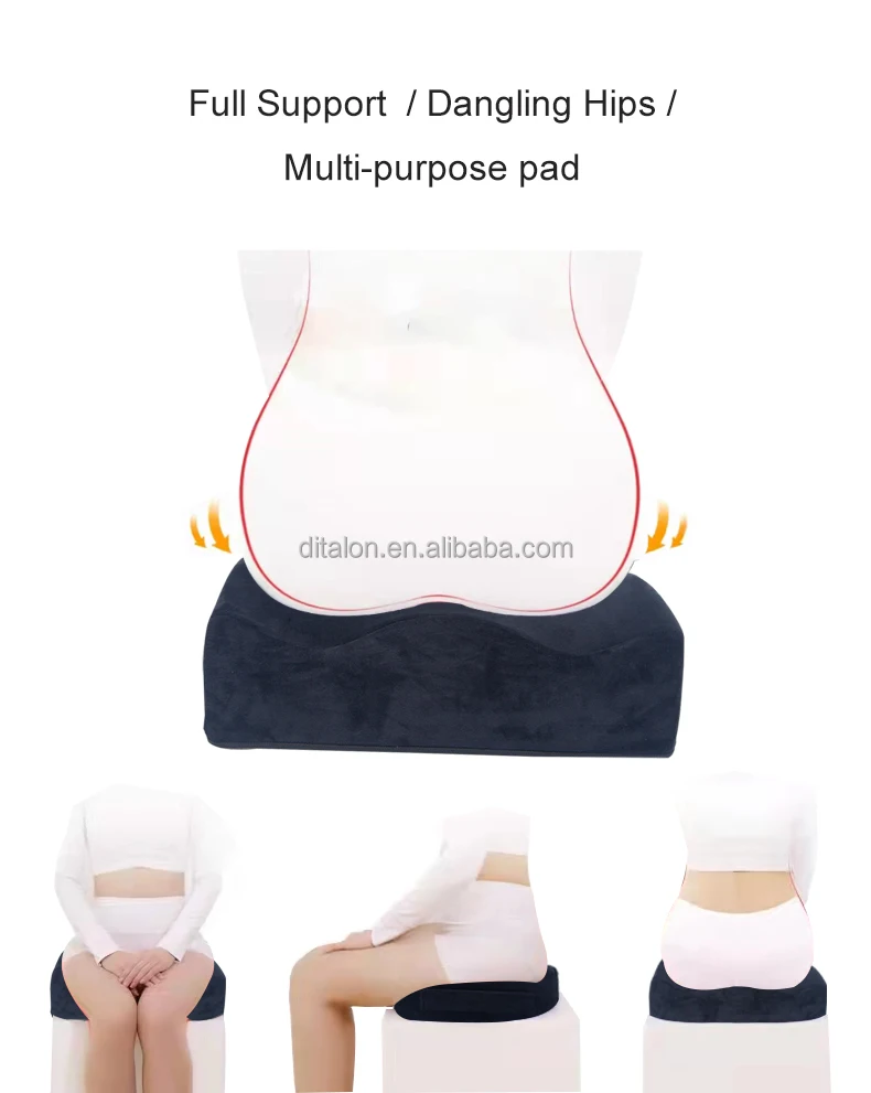 Customized Bbl Pillow Large Size Memory Foam Support Butt Lift Cushion Custom High-density ...