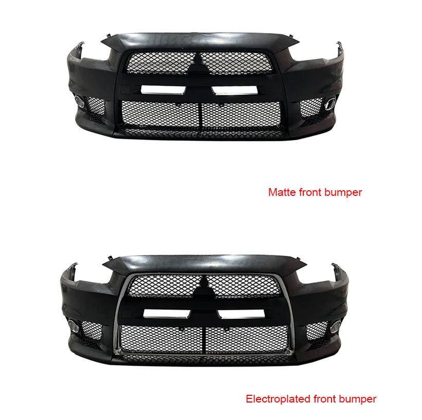 Body Parts Evo Style Front Bumper For 2009-2015 Mitsubishi Lancer Front ...