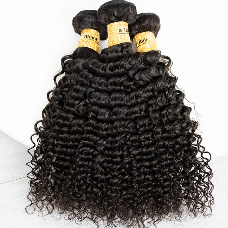 Double Drawn Virgin Hair Bundles Cuticle Aligned Soft Silky Human Hair ...