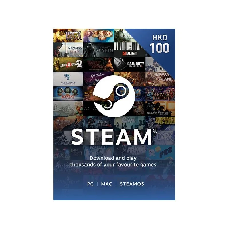 Steam Hong Kong Pre-Paid Card HKD 100 Gift Card| Alibaba.com
