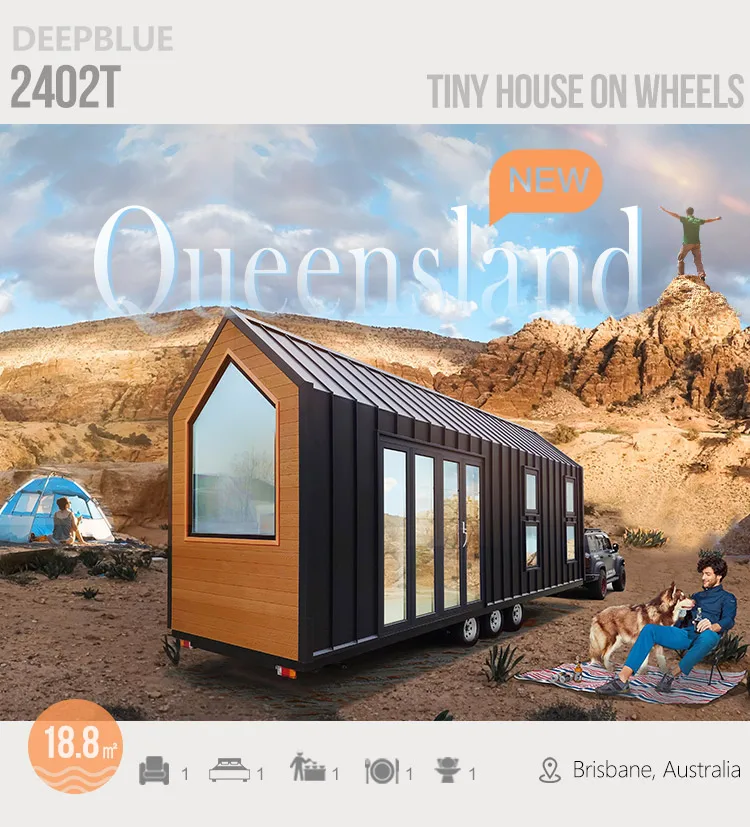 Quality Tiny House on Trailer Tiny House on Wheels - Save Costs with Deepblue Smarthouse ...